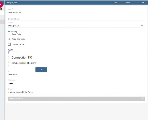 connection failed postgresql - Knowage Q&A connection failed postgresql - Knowage Q&A